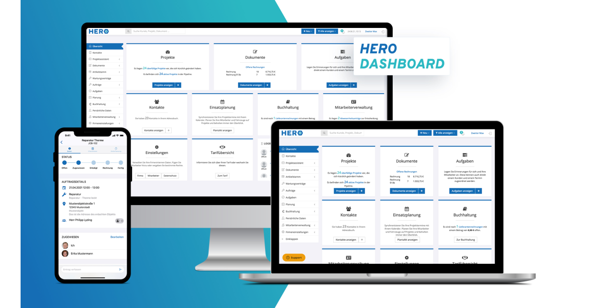 HERO - Die Handwerkersoftware: Bewertungen, Preise und Features ...